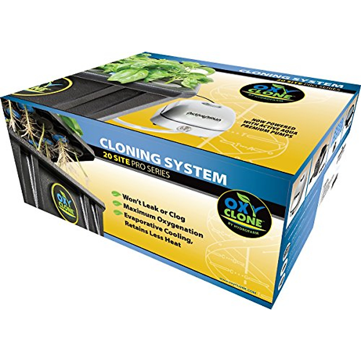 Oxyclone OX20SYS 20 Site, Compact Recirculating Cloning Propagation System, Heavy Yields