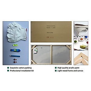 zoinart Hand Painted 3D Floral Oil Paintings on Canvas 48x24 Inches Abstract White Flower Modern Large Canvas Wall Art Contemporary Tree Art Texture Artwork Home Decorations