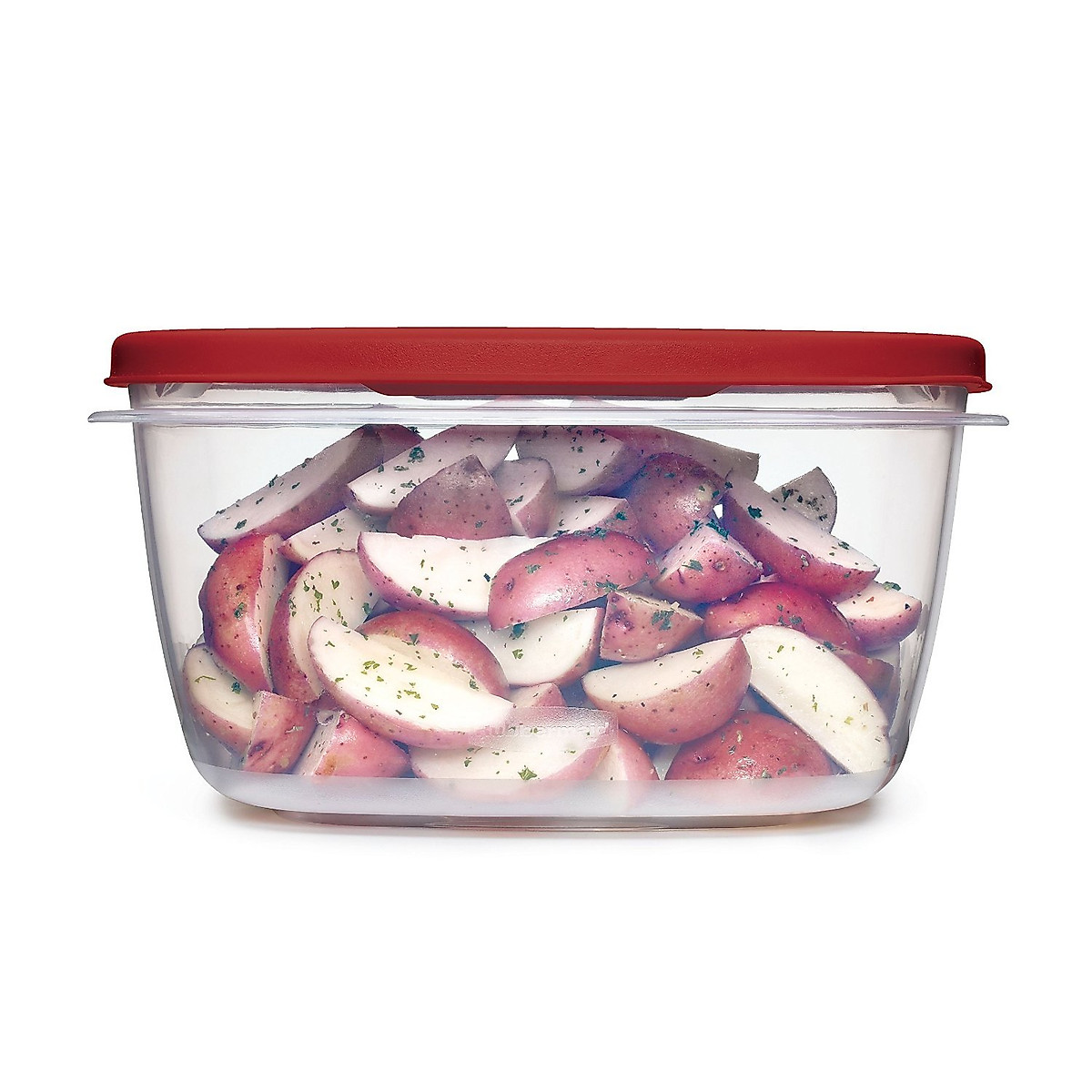 Rubbermaid Easy Find Lids Food Storage-Containers, Racer Red, 18-Piece Set