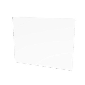 FixtureDisplays® 22x28" Clear Transparent Acyrlic Plexiglass Lucite 1/8" (3mm) Thickness Sneeze Shield DIY Panel 10076-22 * 28"-NF
