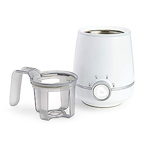 Munchkin® Shine™ Stainless Steel Baby Bottle Warmer, White/Silver