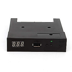 USB Emulator, 3.5" SFR1M44-U100K Updated Version Floppy Drive Emulator Great for Electronic Organ (Black)
