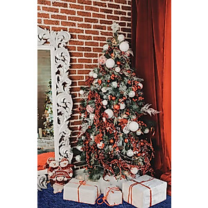 4x4 Navy Blue Fluffy Round Rug for Living Room Luxurious Circle Carpet for Bedroom Shaggy Plush Soft Grey Round Rug Home Decoration Carpets (4x4, Navy Blue)