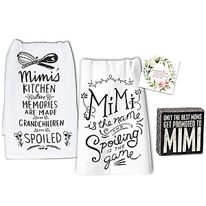 18th Street Gifts Mimi Gift Set - Mimi Gifts for Grandma - Grandma Gifts from Grandchildren or First Time Grandma Gifts - Promoted to Mimi