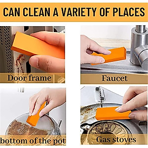 2022 New Stainless Steel Stain Eraser - Magic Eraser Stainless Steel Stain Remover, Stainless Steel Decontamination Artifact for Kitchen (2 Pcs)