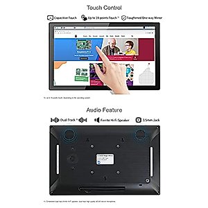 13.3inch Magic Mirror, Voice Assistant, Touch Control,Raspberry Pi 3A+ Inside,Transform to Mini-Computer