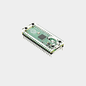Treedix Compatible with Pi Pico Acrylic Case Development Board Transparent Protective Case Fixing Bracket