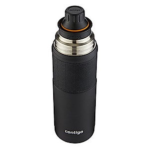 Contigo 360° Pour Vacuum-Insulated Stainless Steel Thermal Bottle, 25 oz., Painted Black