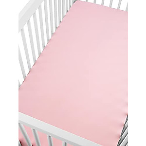 Simple Joys by Carter's Baby 2-Pack Cotton Crib Sheets, Pink/Blush, One Size