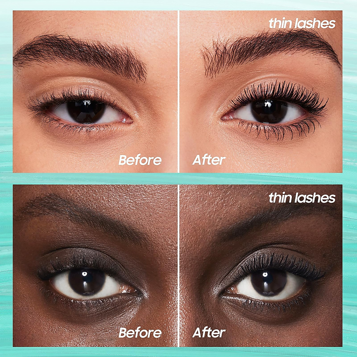 Mascara Black Volumizing and Lengthening, 2-1 Waterproof & Long-Lasting Mascara for Natural Length and Volume, Curling Eyelashes, No Flaking and No Clumping, Cruelty Free and Vegan, Black (Pack of 1)