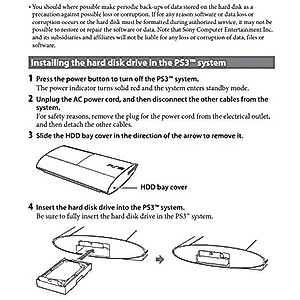 BIPRA Sony PlayStation 3 250GB Hard Drive Kit with Mounting Bracket, Inc Super Slim with HDD