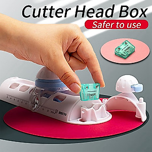 Circle Cutter Compass Circular Cutter for Cardstocks Craft Cutting Tools, Rotary Paper Cutter Trimmer Scrapbooking