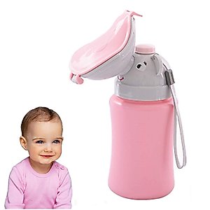 Tocypho Upgrade Portable Emergency Urinal Potty Toilet Pee Training Cup for Baby Child Girl Used for Kid Potty Pee Training and Camping Car Travel