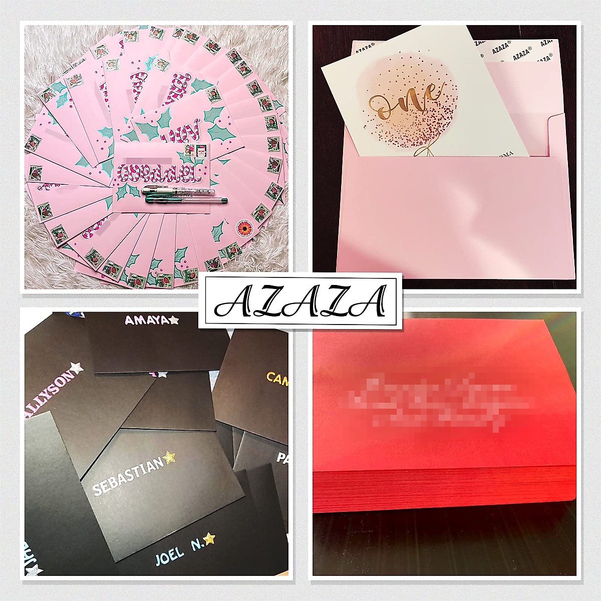 A7 ivory Invitation 5x7 Envelopes - Self Seal, Square Flap,Perfect for 5x7 Cards, Weddings, Birthday, invitations, Graduation, Baby Shower, 5.25 x 7.25 Inches , 100 Pack, ivory