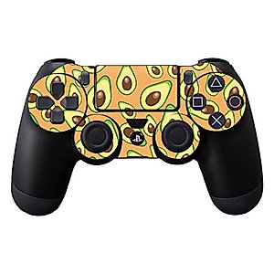 MightySkins Skin Compatible with Sony Playstation DualShock PS4 Controller Case wrap Cover Sticker Skins Orange Avocados