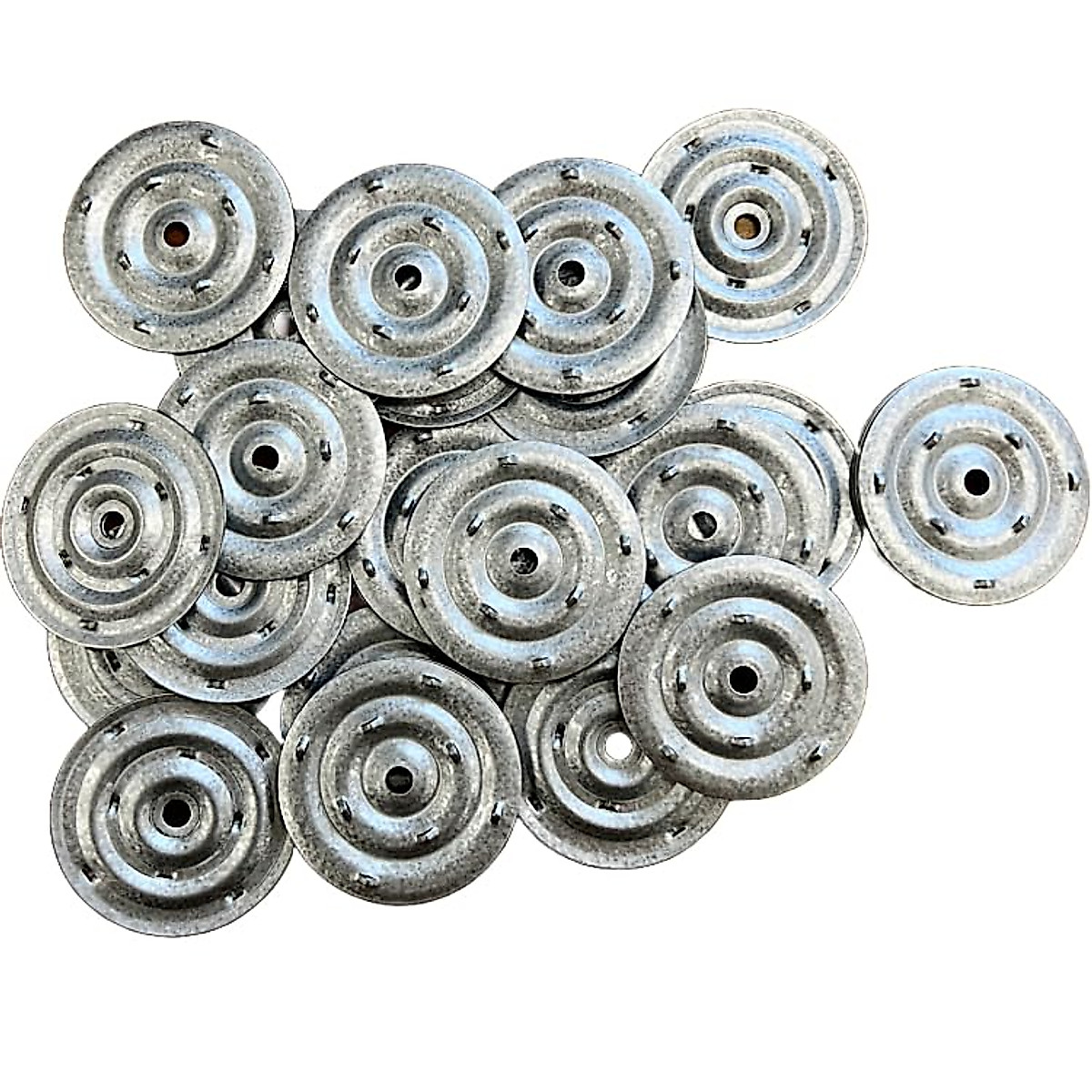 Ace Screws 2-⅜” (1,000pc) FM Approved Barbed Seam Plates- Roof Insulation Plates - EPDM - TPO - Fasteners - Commercial - Rubber Roofing - Goes with Ace Screws Fasteners to Meet All Roofing Tasks