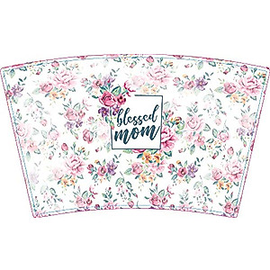 Blessed Mom Stainless Steel 16 oz Travel Mug with Lid