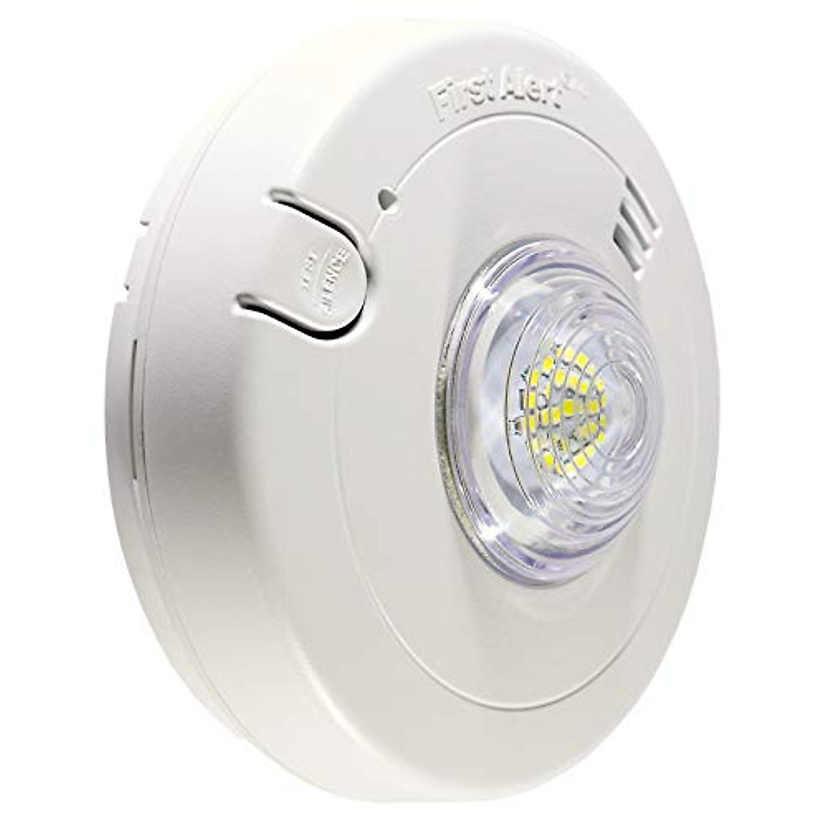 First Alert BRK 7020BSL Hardwired Hearing Impaired Smoke Detector with LED Strobe Light , white