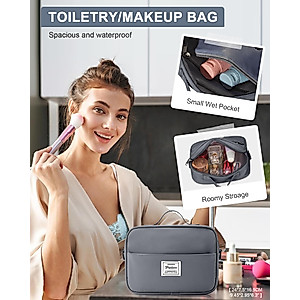 Gym Bag Womens Mens with Shoes Compartment and Wet Pocket Travel Duffel Bags for Women for Plane Sport Gym Tote Bag with Toiletry Bags Waterproof Weekend Overnight Carry on Bag Hospital Holdalls