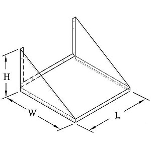 Stainless Steel Microwave & Appliance Wall Shelf | Custom Sizes | Metal Utility Shelving | Heavy Duty | Commercial Grade | Wall Mount | NSF |
