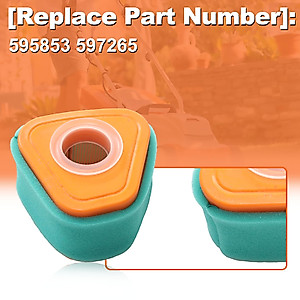 Mtanlo 2 Pack 595853 Filter with Pre Filter 597266 Replace for 595853 597265 Fits for 115P02 115P05 123P02 123P07 123P0B 123P32 125P02 125902