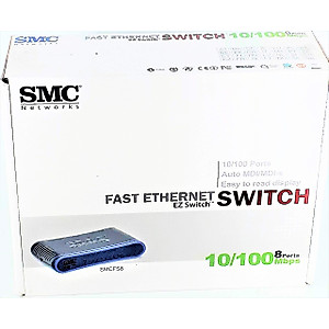 SMC Networks SMCFS8 10/100Mbps Unmanaged 8-Port Compact Switches