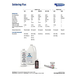 MG Chemicals 8341-50ML No-Clean Soldering Flux Paste, 49.0 g Jar, Pack of 1