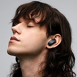 STUDIO NOD Wireless Earbuds with Personalized ANC, FREENOD Pro Wingtips for Sports, Deep Bass, Comfortable Fit, Touch Contro, Dark Grey, Aluminium Case, 24H Playtime