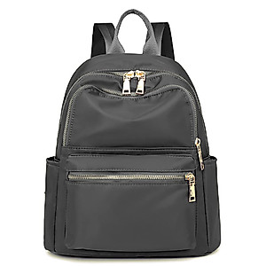 Collsants Small Backpack for Women Mini Backpack Small Backpack Purse Nylon Day Packs Fashion Backpacks(Grey)