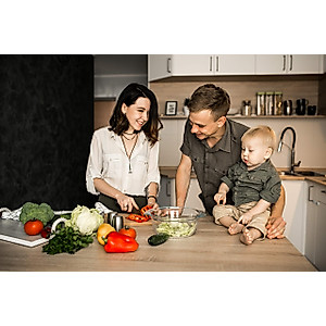 Principal Products Organic and Environmental Bamboo Quick Cutting Board, 0.8 Cm thickness, With Handle, Serving Tray