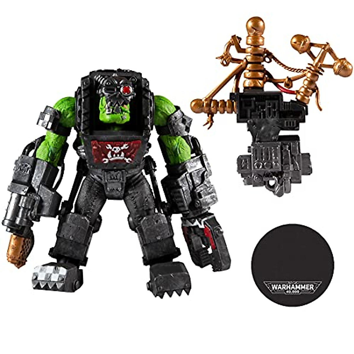 McFarlane Toys Warhammer 40,000 Ork Big Mek Mega Action Figure with Accessory