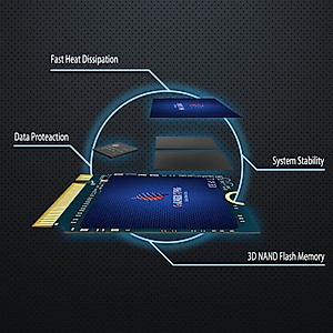 GAMERKING 256GB M.2 2230 SSD NVMe PCIe Gen 3.0X4 Internal Solid State Drive Compatible with Steam Deck/Microsoft Surface pro 8/pro 7+/pro X/laptop3/laptop4(M.2 2230 PCIe 256GB)