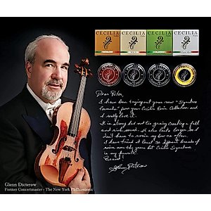 CECILIA ‘Signature Formula’ Rosin for Viola, Rosin Specially Formulated Viola Rosin for Viola Bows (New ‘Liquid Form Blending Method’) with Included Rosin Spreader (Full Cake)