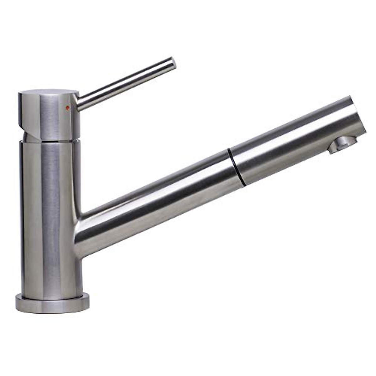 Alfi AB2025 Solid Stainless Steel Pull Out Kitchen Faucet