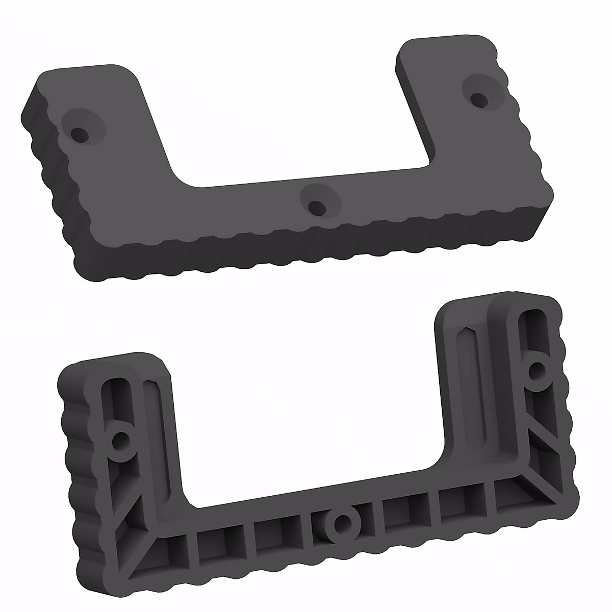 NyVoozy Milwaukee Packout Cleats, 16PCS Cleat 'n' Feet Cleats Compatible with Milwaukee Packout System, MountTool Box Storage System Anywhere (Black)