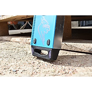 OX Tools OX-P024412 Professional Box 4ft Spirit Level, with Rubber Grip, All Aluminum Construction, Non Magnetic 4 Foot Level, Rubberized Soft grip Thru Handle, Magnified Vials. 48 Inch Level