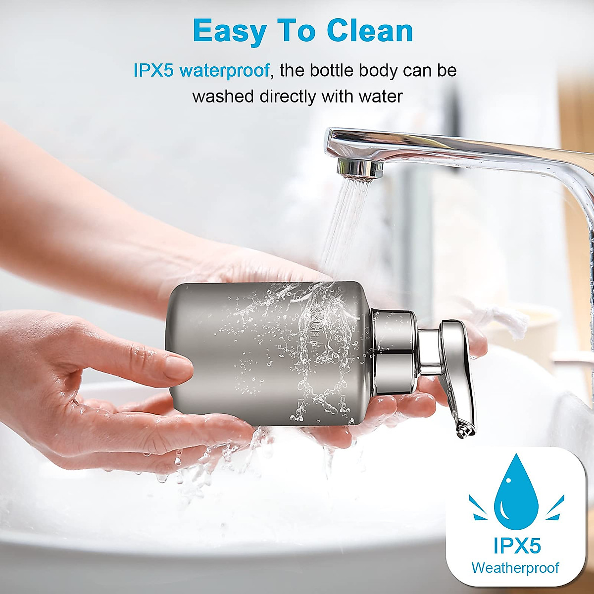 Automatic Foaming Soap Dispenser Touchless, Kitchen Soap Dispenser, Foam Hand Free Soap Dispenser Bathroom, Auto Soap Dispenser Touchless (Smoky, Foam)