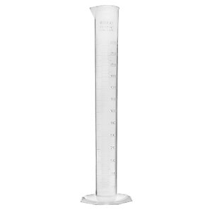 EISCO Graduated Cylinder, 250mL - Class B Tolerance - Octagonal Base - Polypropylene Plastic - Industrial Quality, Autoclavable
