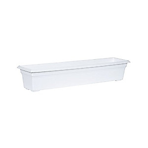 Novelty 16362 Countryside Flower Box Planter, 36-Inch, White.