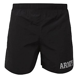 Black Army Physical Training Shorts Swimming Trunks - Large