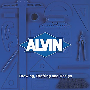 ALVIN SST24 Stainless Steel Professional Graduated T-Square, Drawing and Design Tool, Great for Carpentry, Drafting, Architecture, Engineering, and Art - 24 Inch
