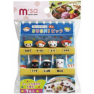 トルネ Torne P-3262 Bento Picks, SUSHI Picks, Pack of 7