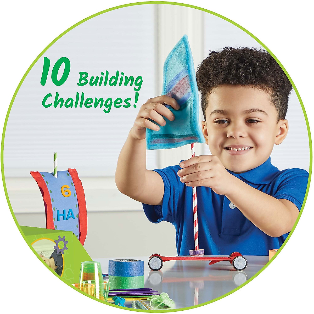 hand2mind Ultimate Inventor Toolkit, Ages 5+, Kids Inventing Kit, Ultimate Craft Kit, Science Projects for Kids, Engineering Toys for Kids, STEM Building Toys, Kids First Science Kit, STEM Activities
