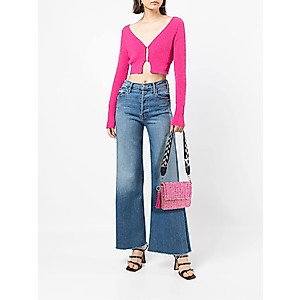 YXILEE Summer Straw Shoulder Bag Straw Small Clutch Crossbody Bags for Women Beach Cell Phone Wallet Purse Handmade Envelope