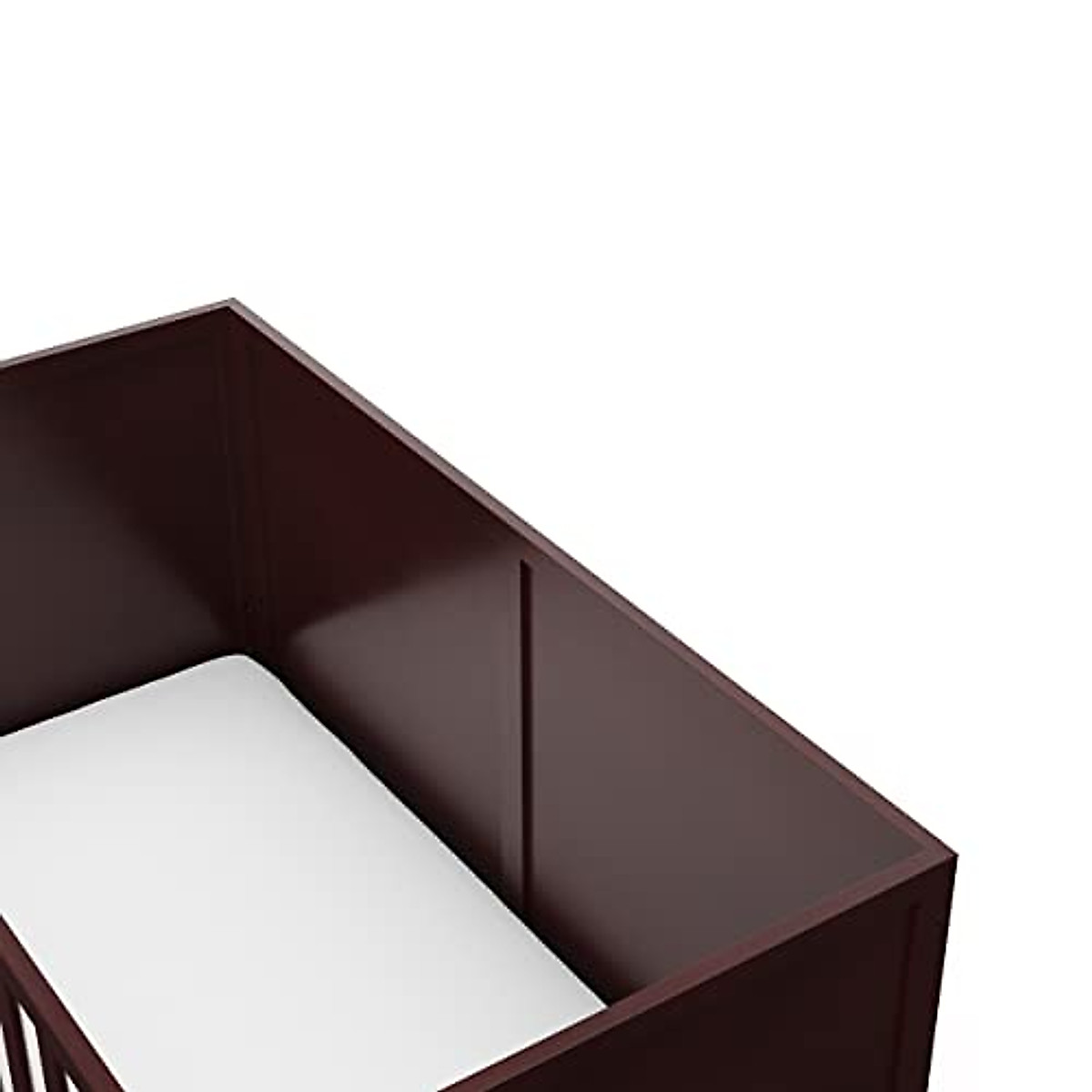 Graco Theo Convertible Crib (Espresso) – Converts from Baby Crib to Toddler Bed and Daybed, Fits Standard Full-Size Crib Mattress, Adjustable Mattress Support Base