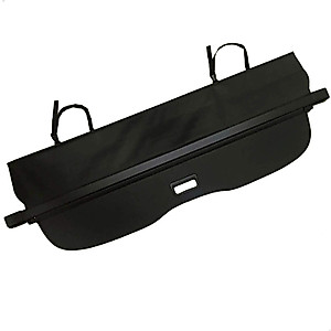 CARORMOKE Retractable Cargo Cover Compatible with 2015-2023 Ford Edge Trunk Cover Black (Upgrade Version : Including a Small Flap)