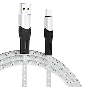 BGNTBUK Magnetic Phone Chargers 10ft 1m Braided Rope Data Cable Mobile Phone Color Fast Charging Line Soft Flash Charging Cable Suitable for Android Charging Port Turbocharger Type C