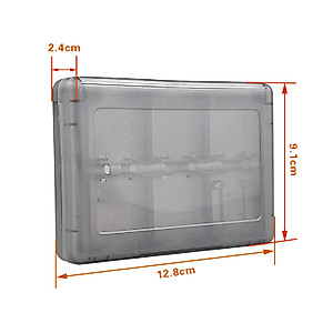 26-in-1 Game Holder Card Case with Fits up to 22 Games 2 SD Cards 2 Micro SD/TF Cards and 2 Stylus Pens for NEW 3DS / NEW 3DS XL / NEW 3DS LL / 3DS XL -black