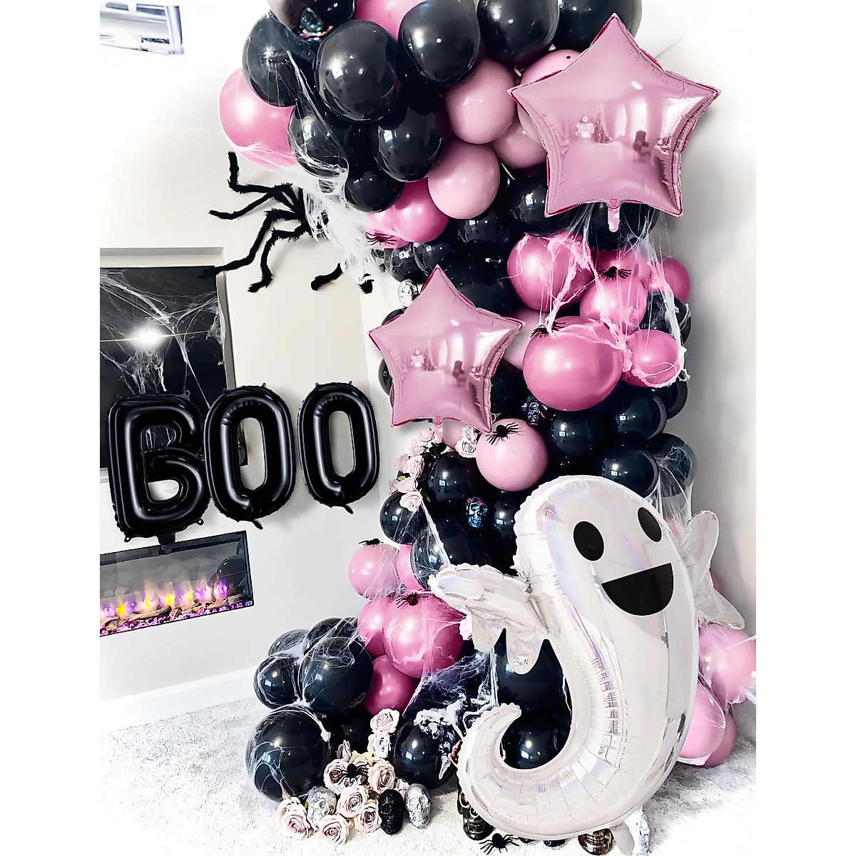 Adeyoo Pink Star Balloons,20Pcs 18 Inch Star Shaped Balloons Set,Large Foil Balloons Helium Mylar Balloons for Girl Christmas Birthday Wedding Anniversary Baby Shower Party Decorations Supplies