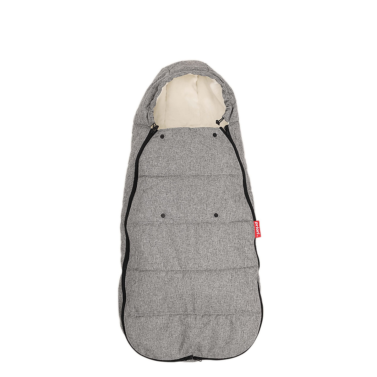WarmSleeping Bag for Baby & Infant,Waterproof Winter Outdoor Tour Universal Stroller Footmuff with All Neat Features,Fits All Stroller, M6-36 Toddler 3 in 1 Stroller Bunting Bag (Gray)